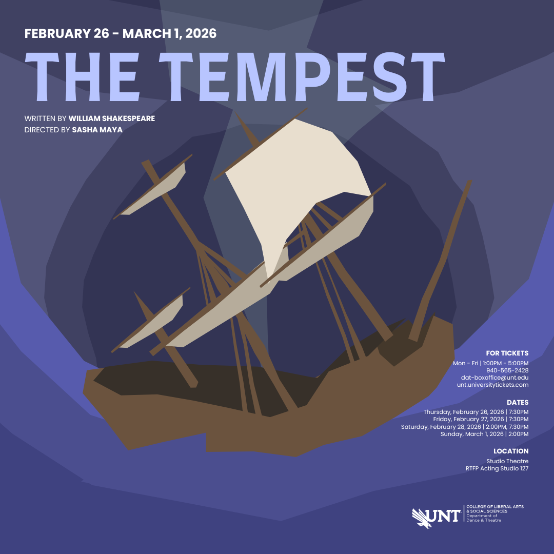 UNT | Dance and Theatre Ticketing - The Tempest