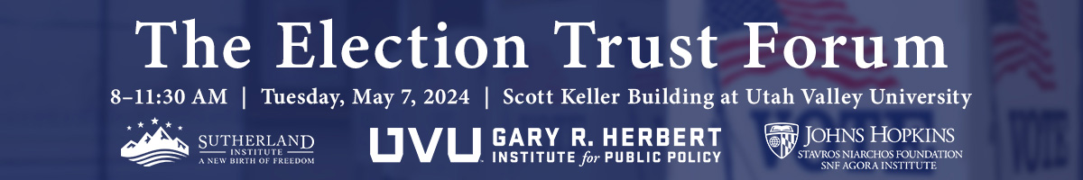 UVU Ticket Sales - The Election Trust Forum