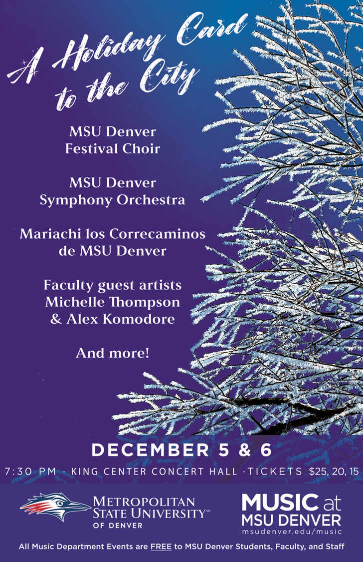 Auraria Higher Education Center | Ticketing - A Holiday Card to the City