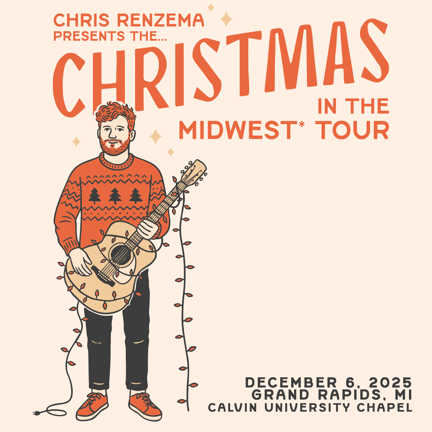 Calvin University | Ticketing - SAO Concert - Chris Renzema