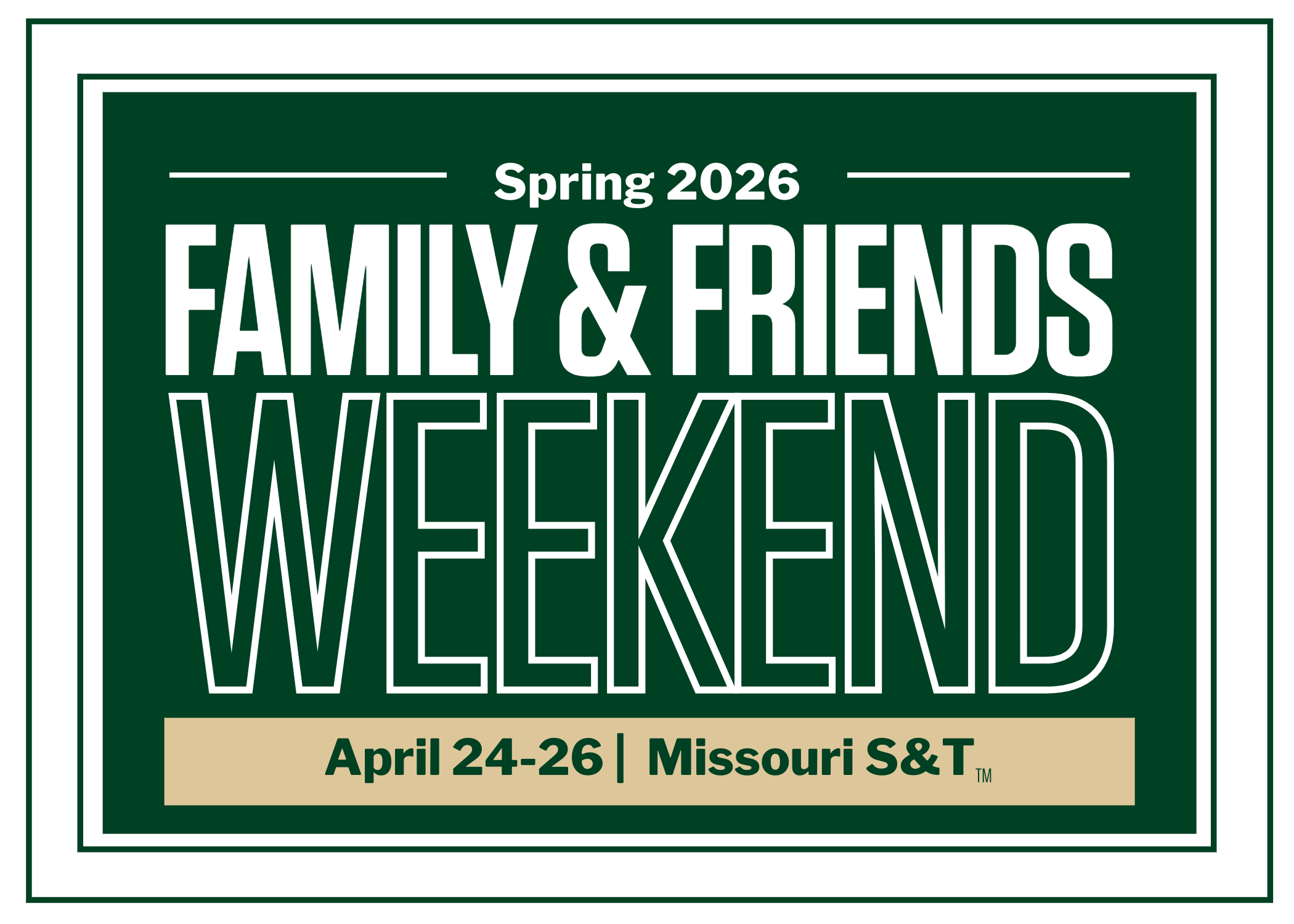 Minertix - Family & Friends Weekend - Spring 2026 Welcome Breakfast