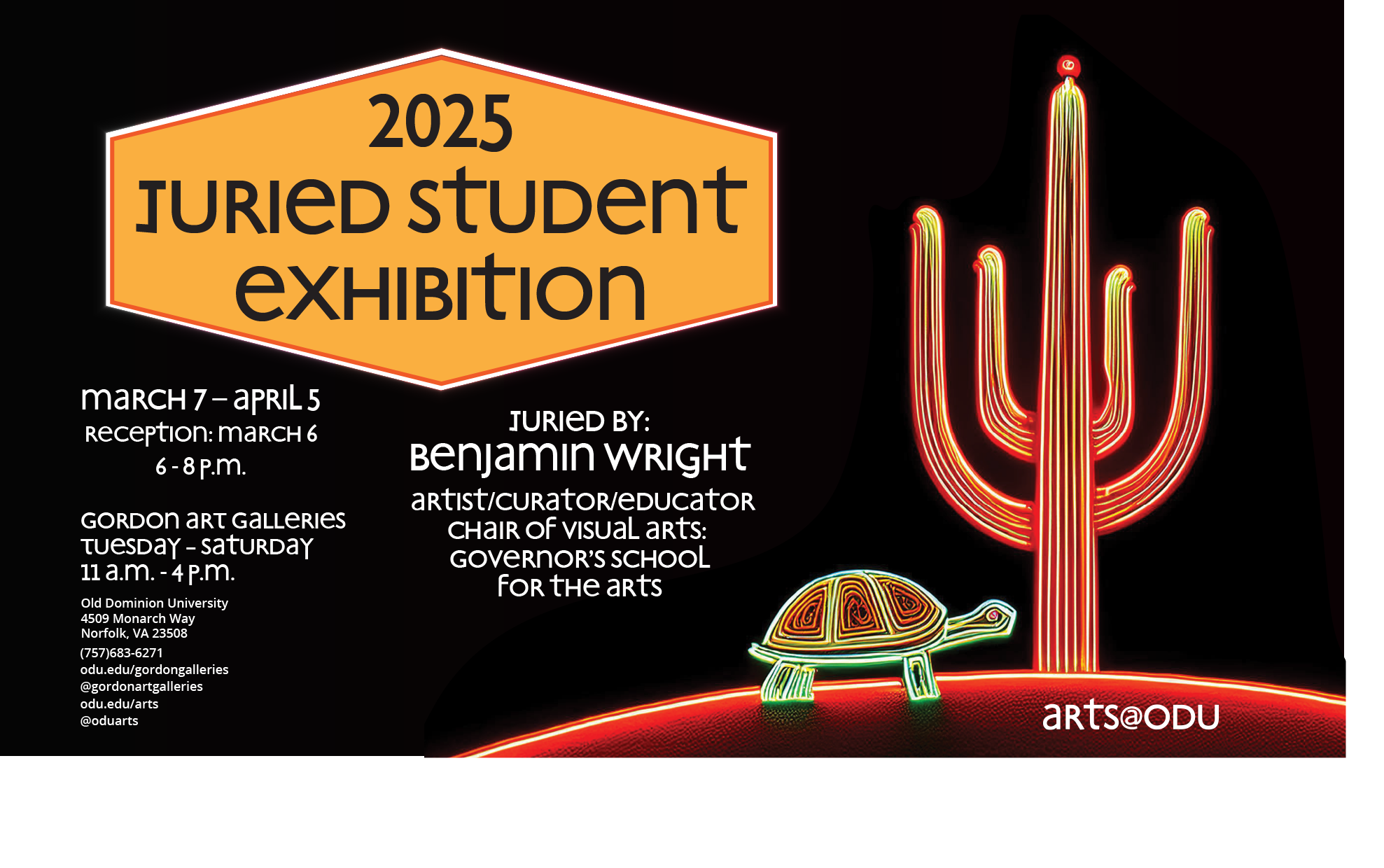 ODUArts - 2025 Juried Student Exhibition: Opening Reception