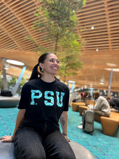 Portland State University | Ticketing - PDX Airport Carpet PSU Gear