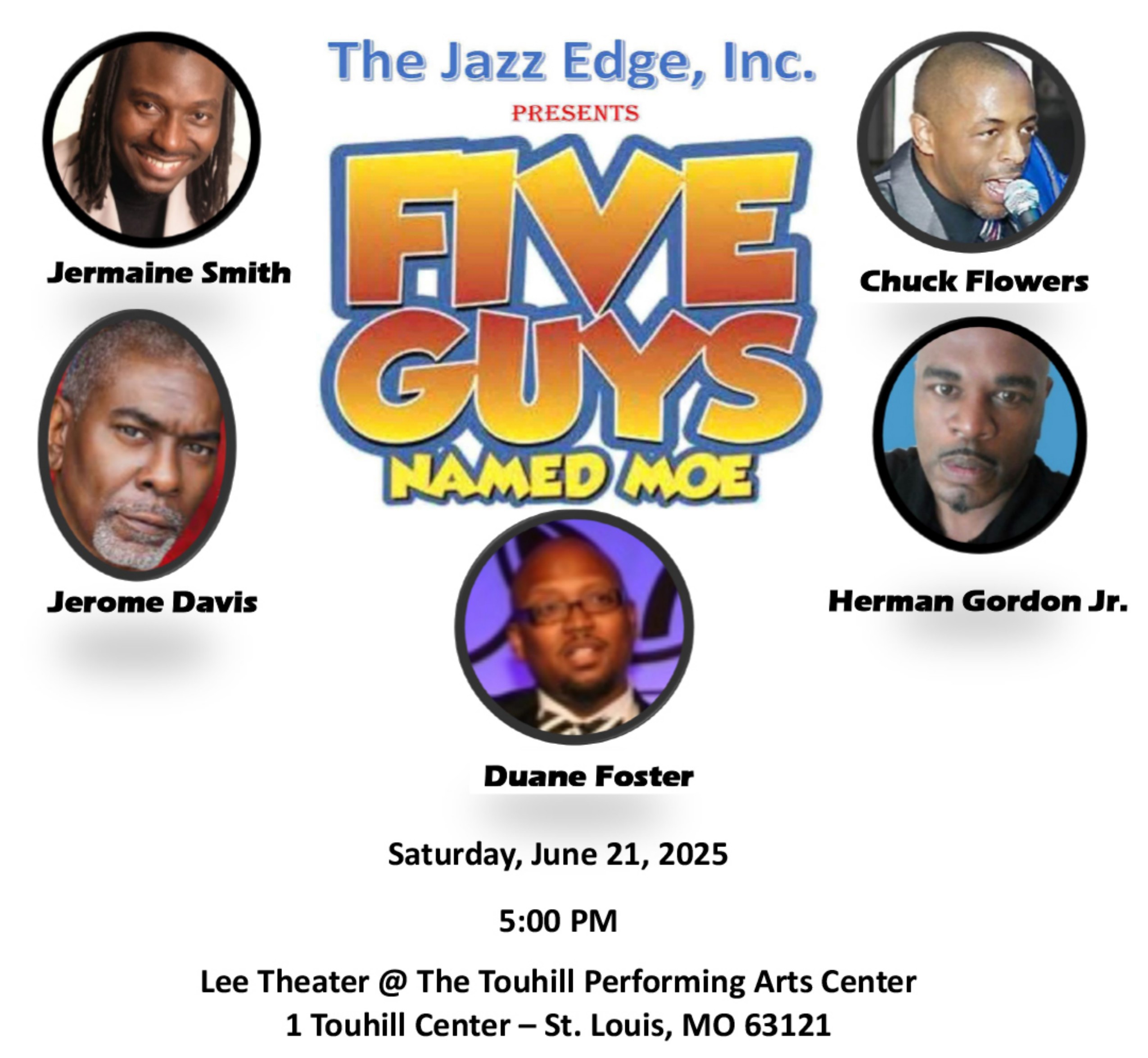 Touhill Performing Arts Center | Ticketing - Five Guys Named Moe
