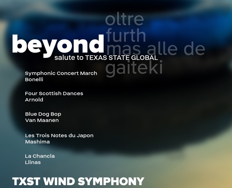 txstatepresents - BANDS: TXST Wind Symphony [2024 - 25 Season]