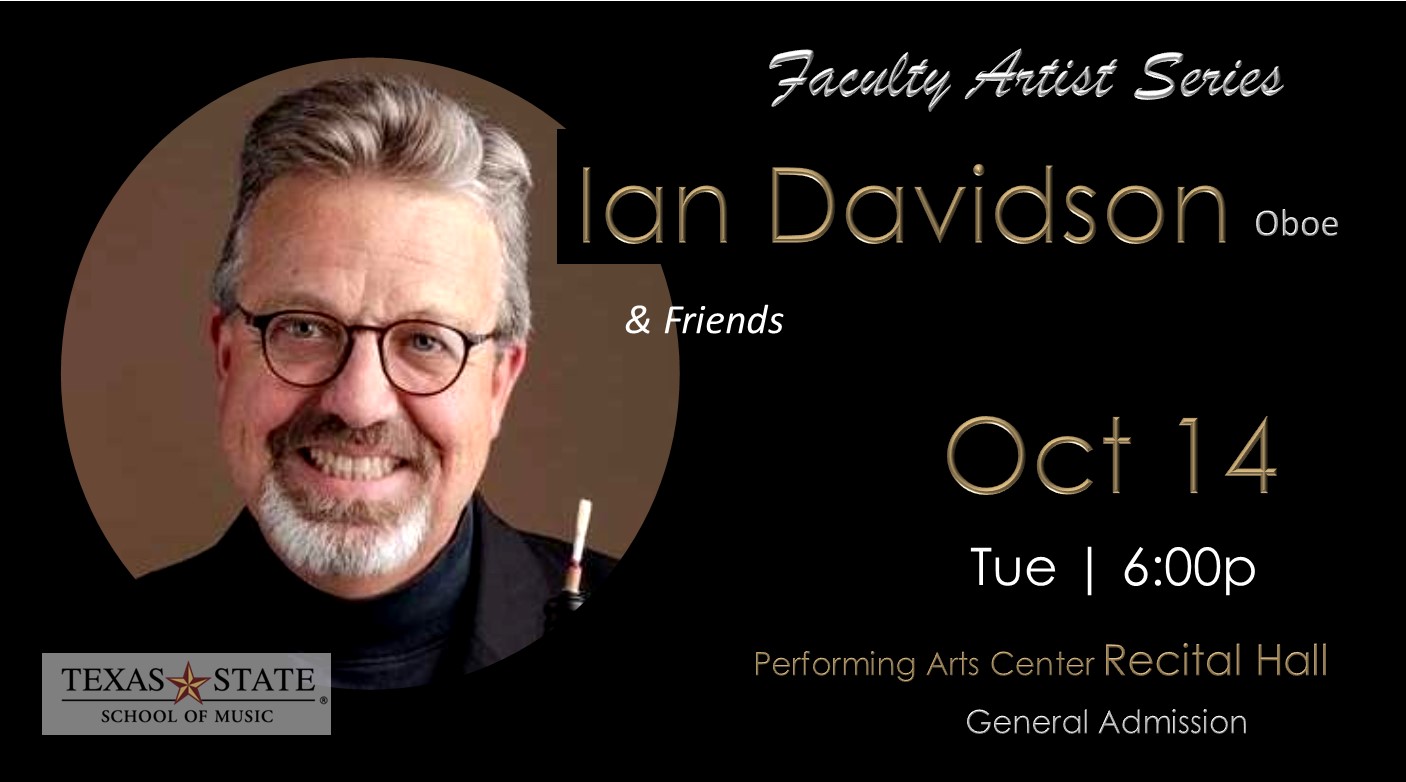 txstatepresents - FACULTY: Ian Davidson and Friends [Tue 10/14]