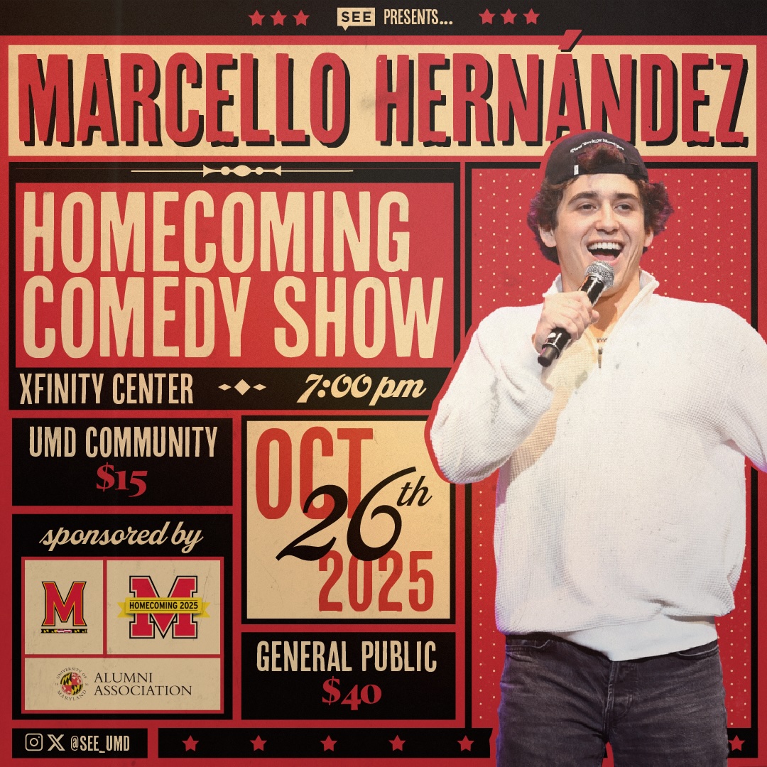 University of Maryland | Ticketing - SEE PRESENTS Homecoming Comedy ...