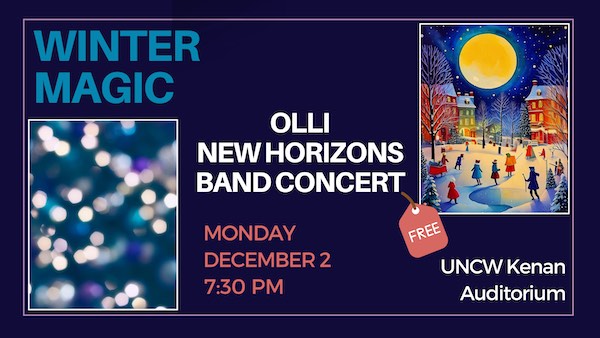 UNCW Arts | Ticketing - OLLI New Horizons Band