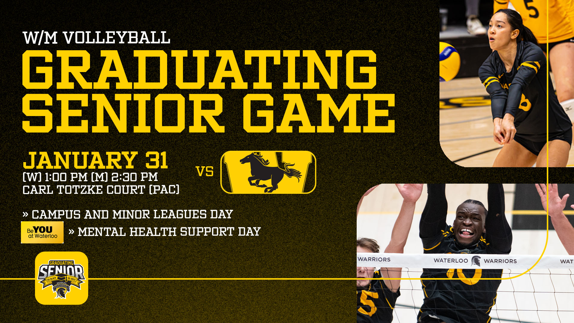 Waterloo Warrior Tickets - Warriors Volleyball vs Western