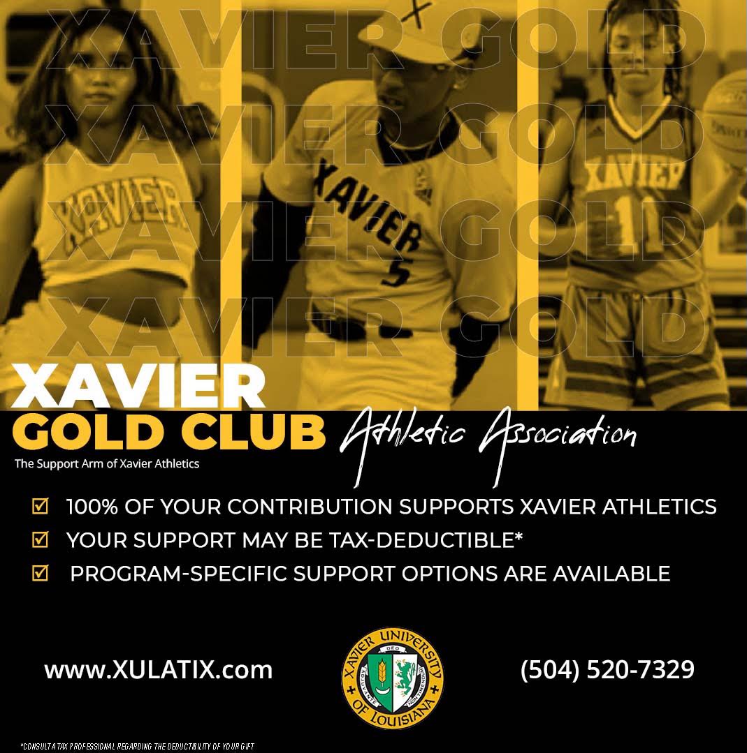 Xavier University of Louisiana | Athletics Ticketing - Xavier Gold Club ...